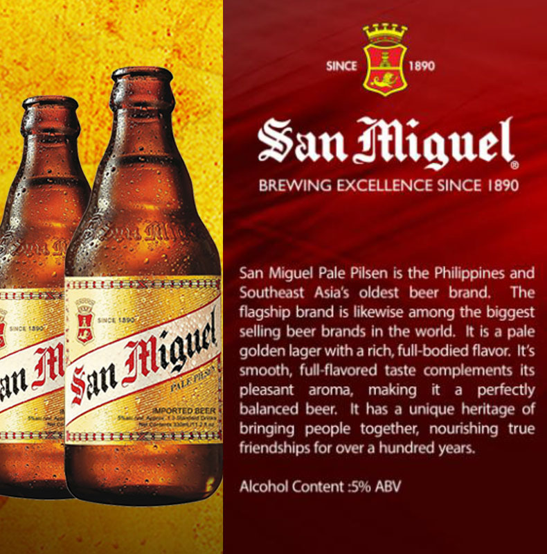 San Miguel Pale Pilsen Beer (Bottle) - 2 Cartons - 48 bottles - AppAsia ...